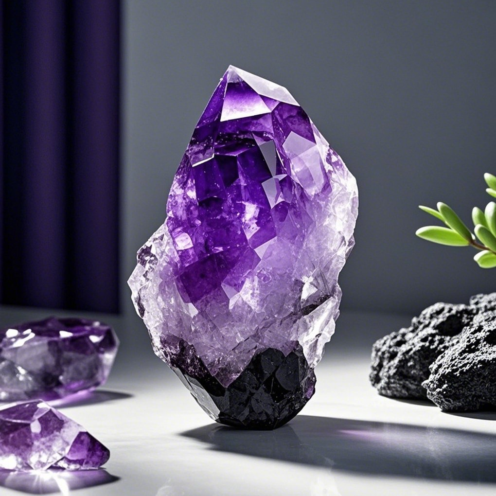 Amethyst: Enhances inner peace – lumireiki